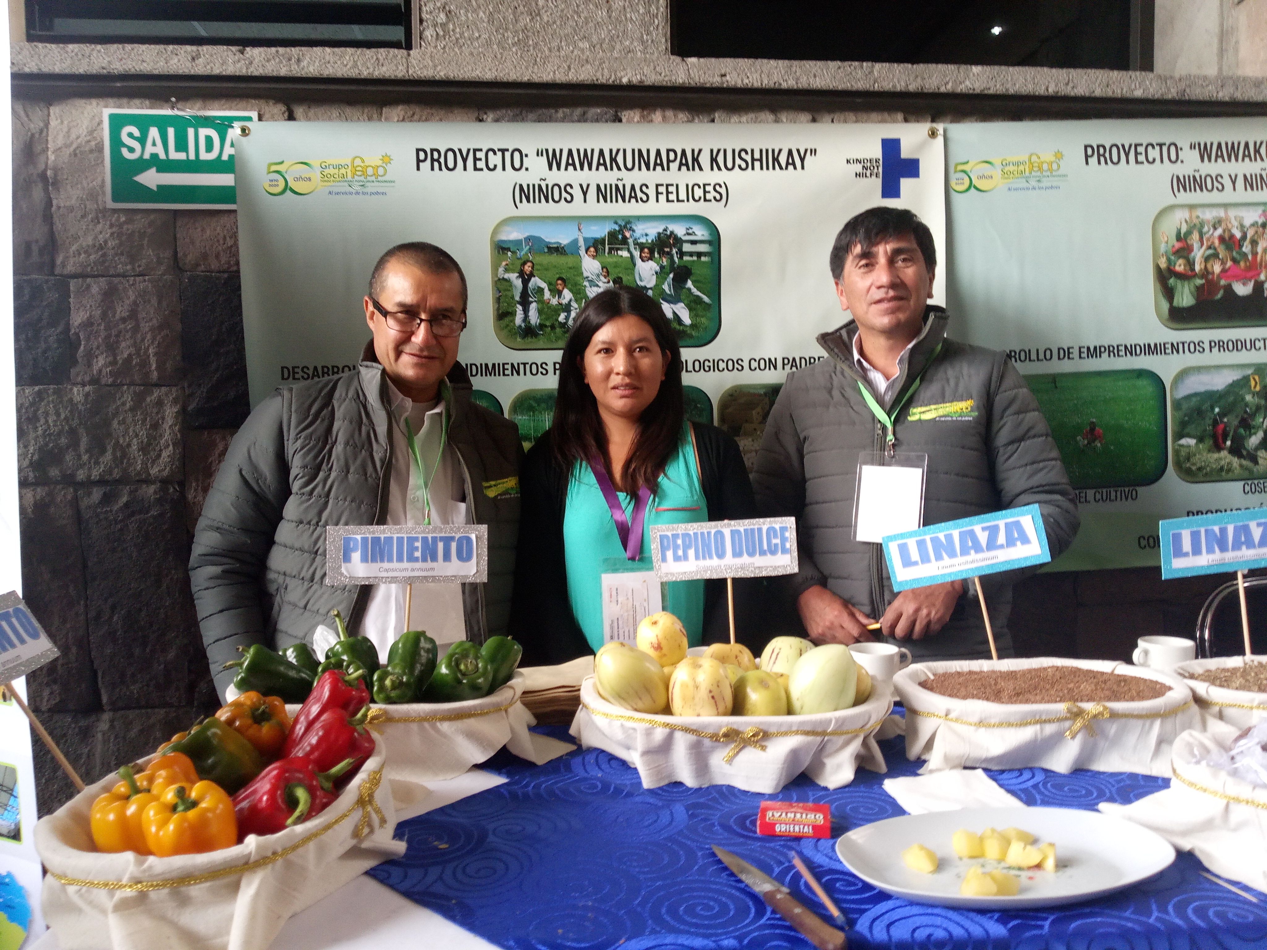 Muestra de productos que impulsa el FEPP en el país