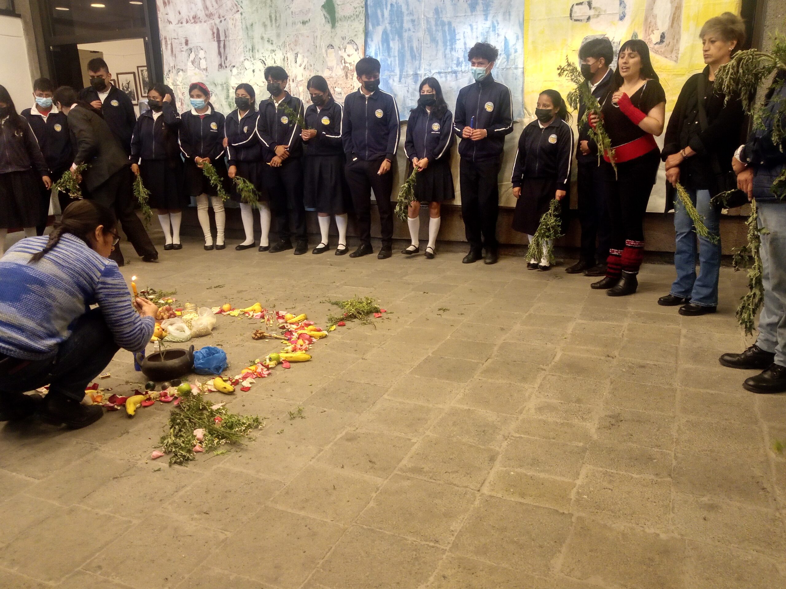 En el museo centro cultural cumplieron la ceremonia del Pawkar Raymi