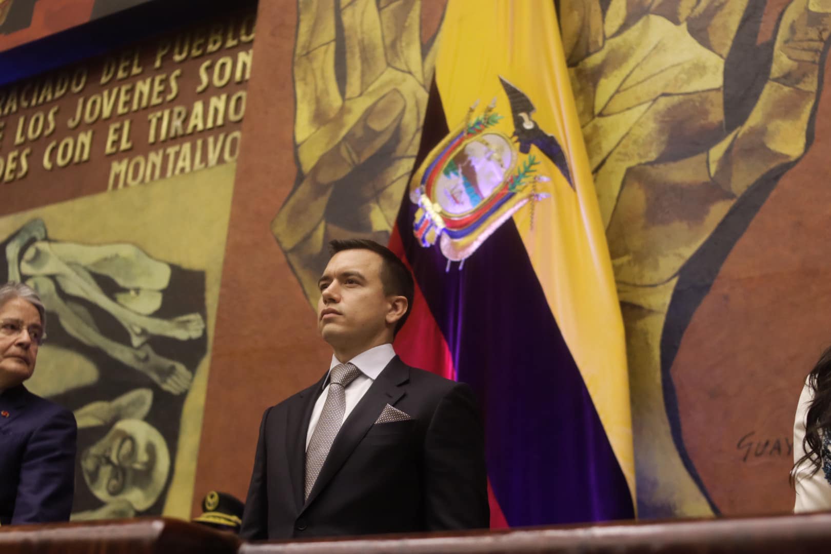 Cambio de mando de Daniel Noboa como nuevo presidente de Ecuador