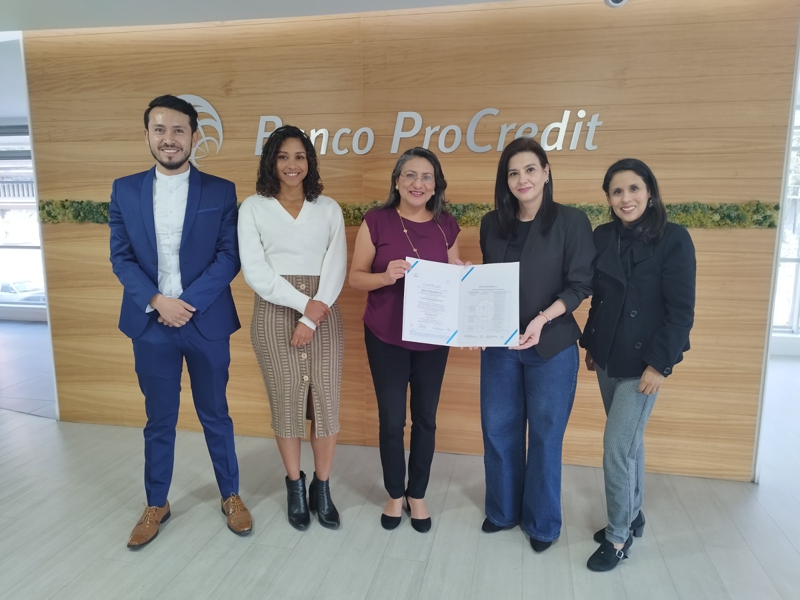 Banco ProCredit obtuvo su segunda renovación consecutiva de la ...